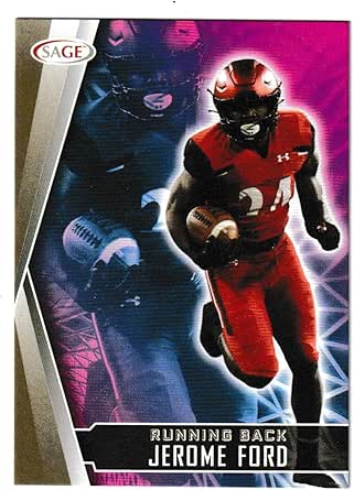 Jerome Ford 2022 Sage Hit Gold Football Card #141 - Cleveland Browns ...