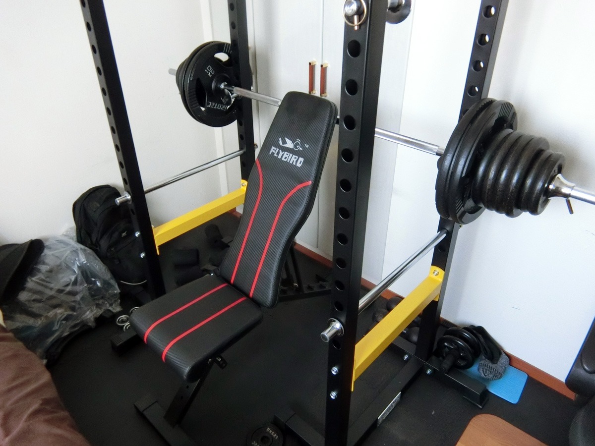 Amazon | BODYMAKER(ボディメーカー) マルチパワーラック TM170 パワーラック 筋トレ プレスベンチ スクワット 懸垂 バーベル トレーニングマシン マルチジム ホーム ...