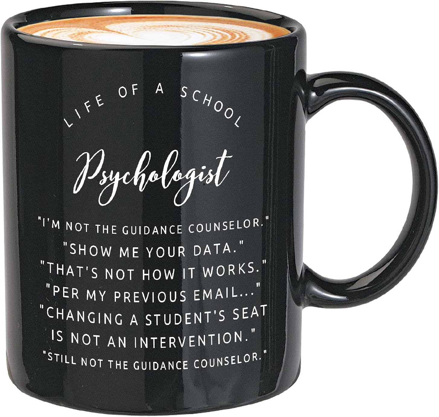 Amazon.com: Casitika Psychology Gifts. 11 oz White Ceramic Psychologist ...