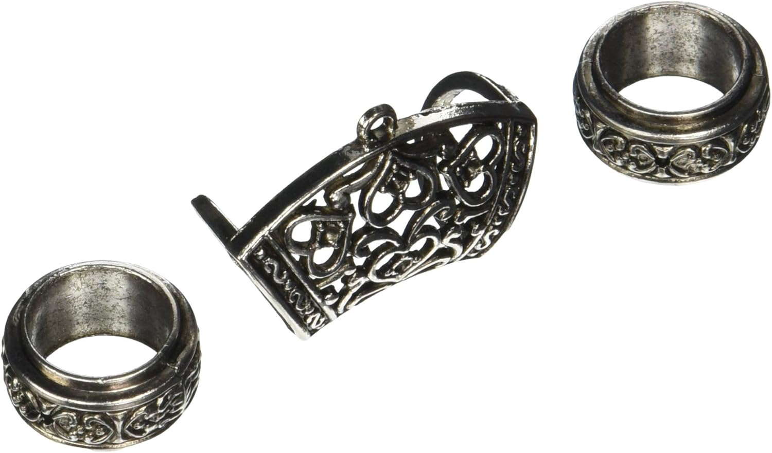 Amazon.com: Scarf Bail And 2 Matching Beads Set-Fancy