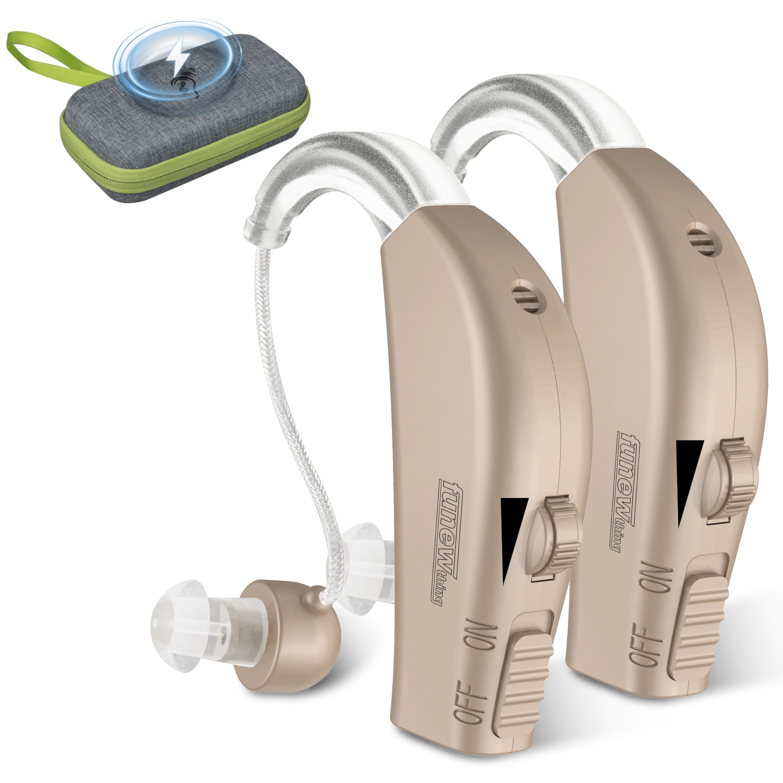 Amazon.com: Hearing Aids for Seniors, Rechargeable Hearing Amplifiers ...