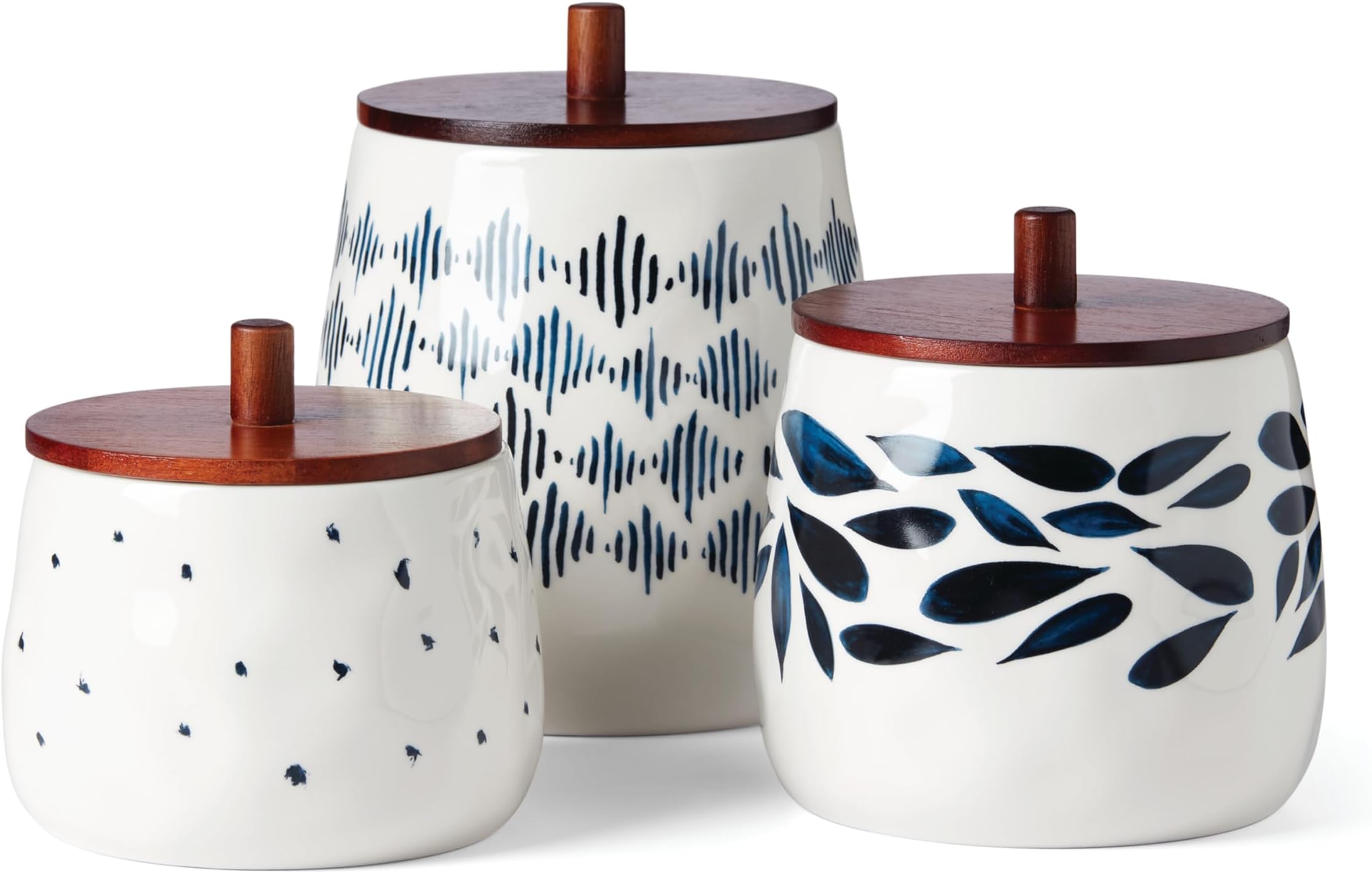 Amazon.com: Lenox 894647 Blue Bay 3-Piece Canister Set : Home & Kitchen