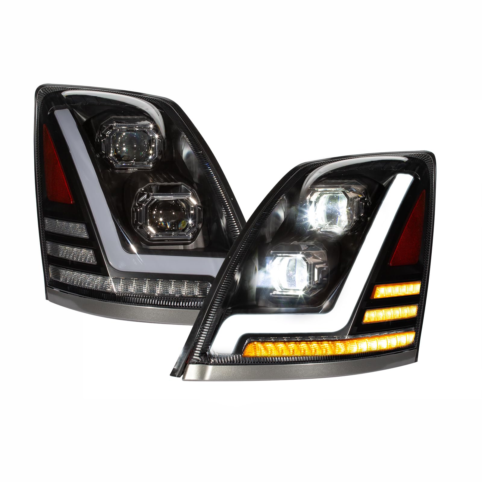 Amazon.com: EVERESTHD Pair Performance Headlights Fit for Volvo VNL ...