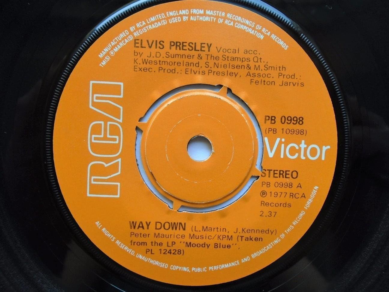 Way Down by Elvis Presley: Amazon.co.uk: CDs & Vinyl