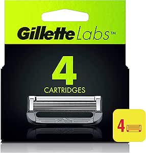 Gillette Labs Razor Cartridges (Pack of 4) : Amazon.com.au: Health ...