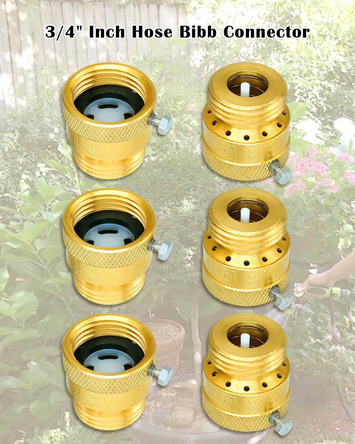 Snapklik.com : 6 Pcs Anti Siphon Valve, Hose Bib Vacuum Breaker Set 3/4 ...