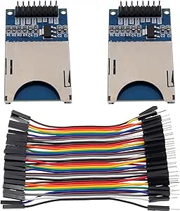 Amazon.com: AIHJCNELE 2pcs SD Card Module Slot Socket Reader for Arduino ARM MCU ...
