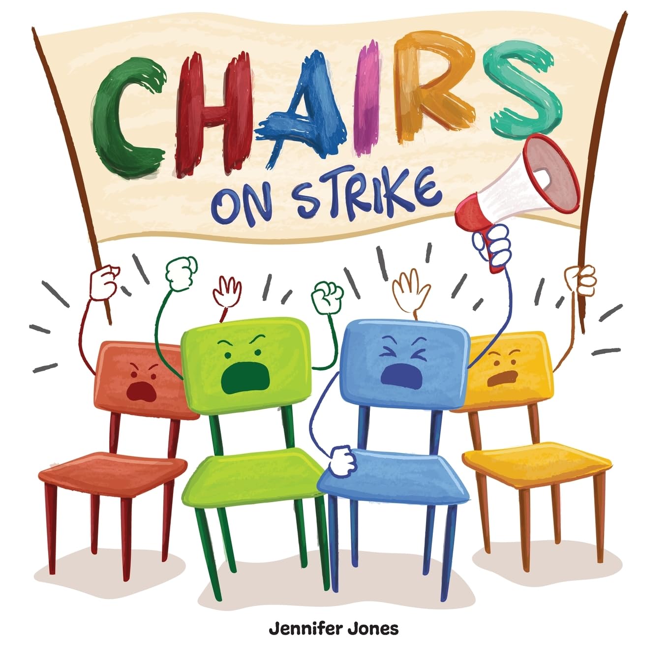 Chairs on Strike: A Funny, Rhyming, Read Aloud Kid's Book For Preschool ...