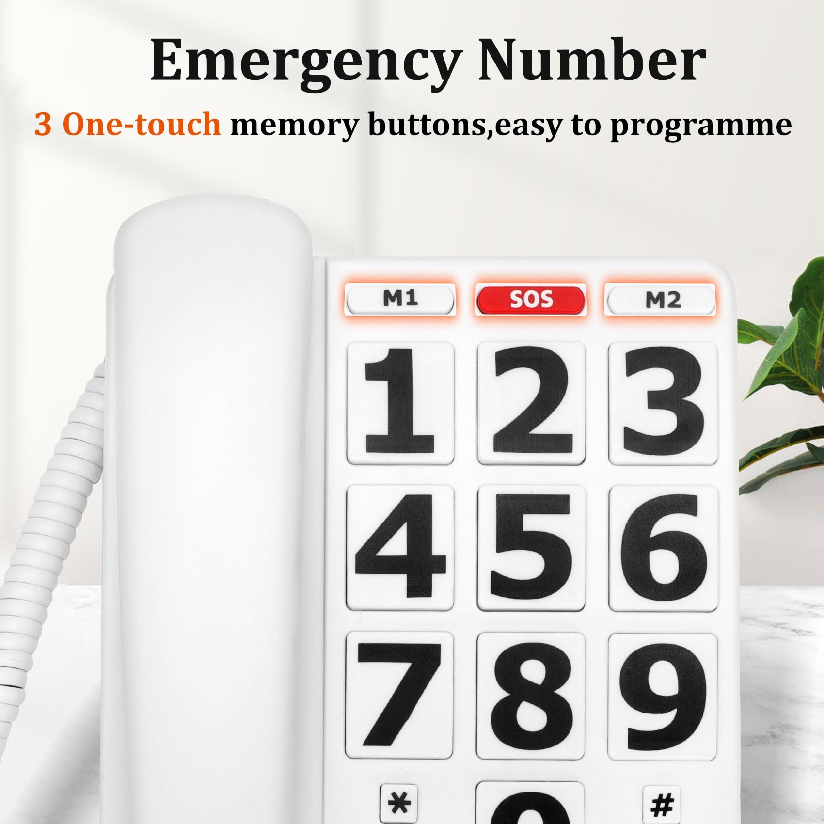 Snapklik.com : Big Button Phones For Seniors - Large Buttons For ...