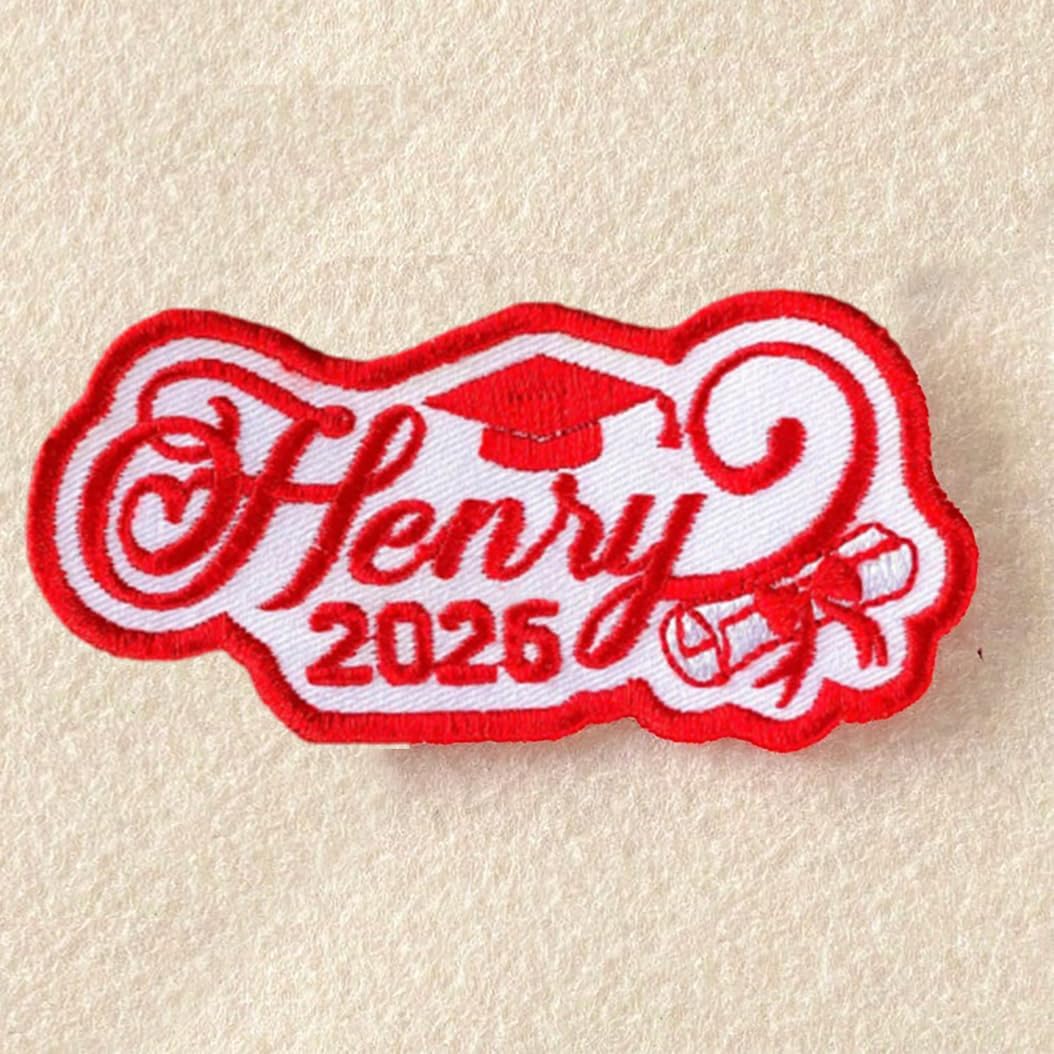 Amazon.com: Class of 2026 Patches – Personalized Name and Class Year ...