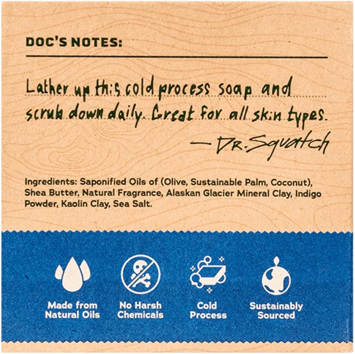 Dr. Squatch Zero Grit Bar Soap - Fresh Falls Scent Nepal | Ubuy