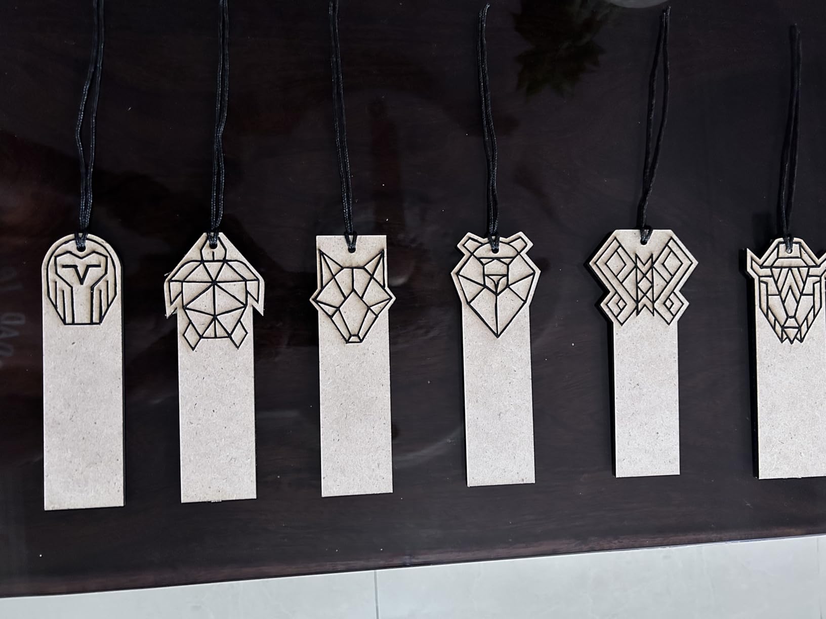 Queens Canvas Wooden Bookmarks Set of 6 | Hand-Painted Bookmarks | Eco ...