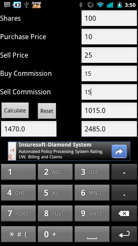 Stock Calculator - App on Amazon Appstore