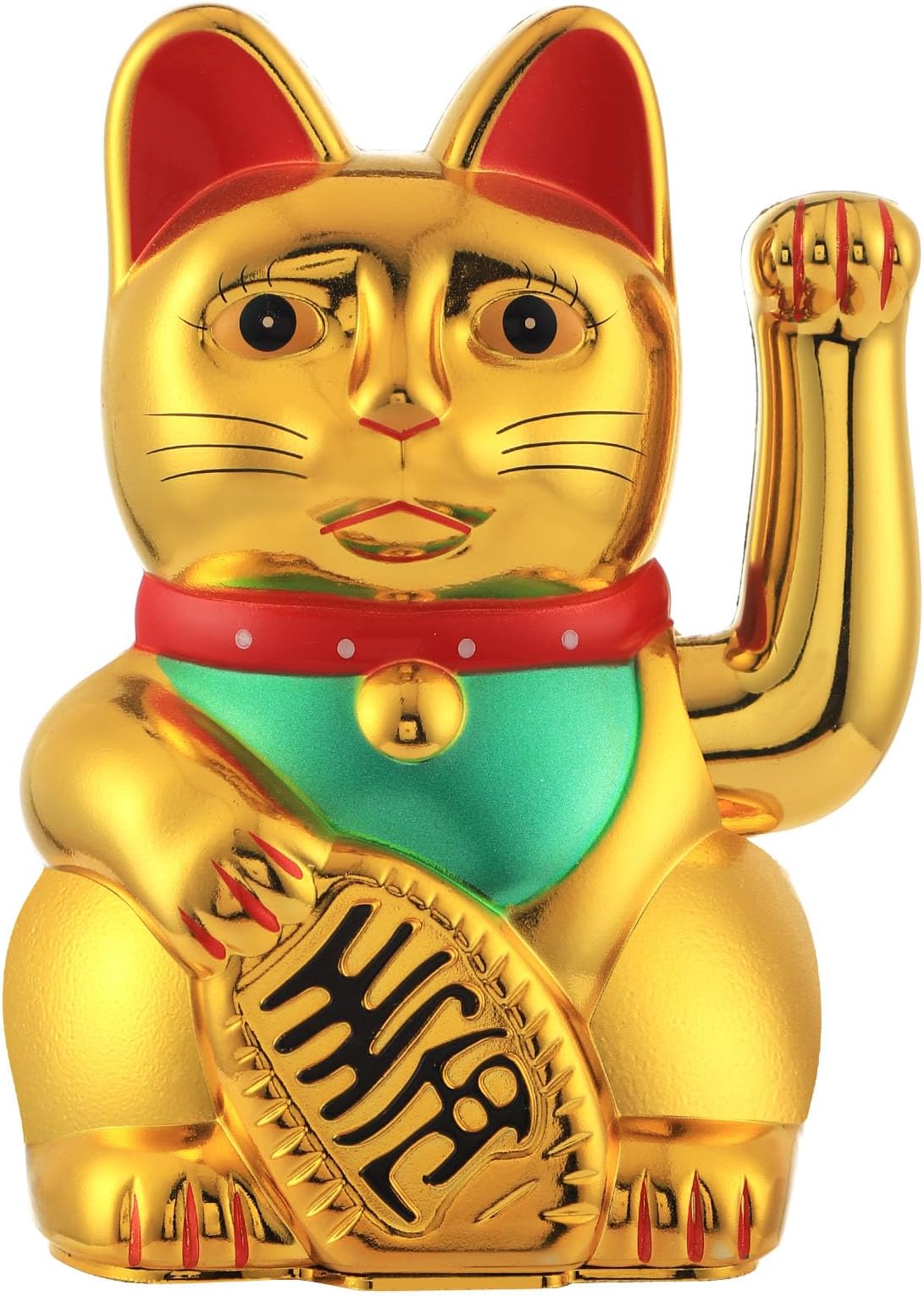 Amazon.com: IBWell 8" Maneki Neko Lucky Cat,Fengshui Cat- Waving Arm ...