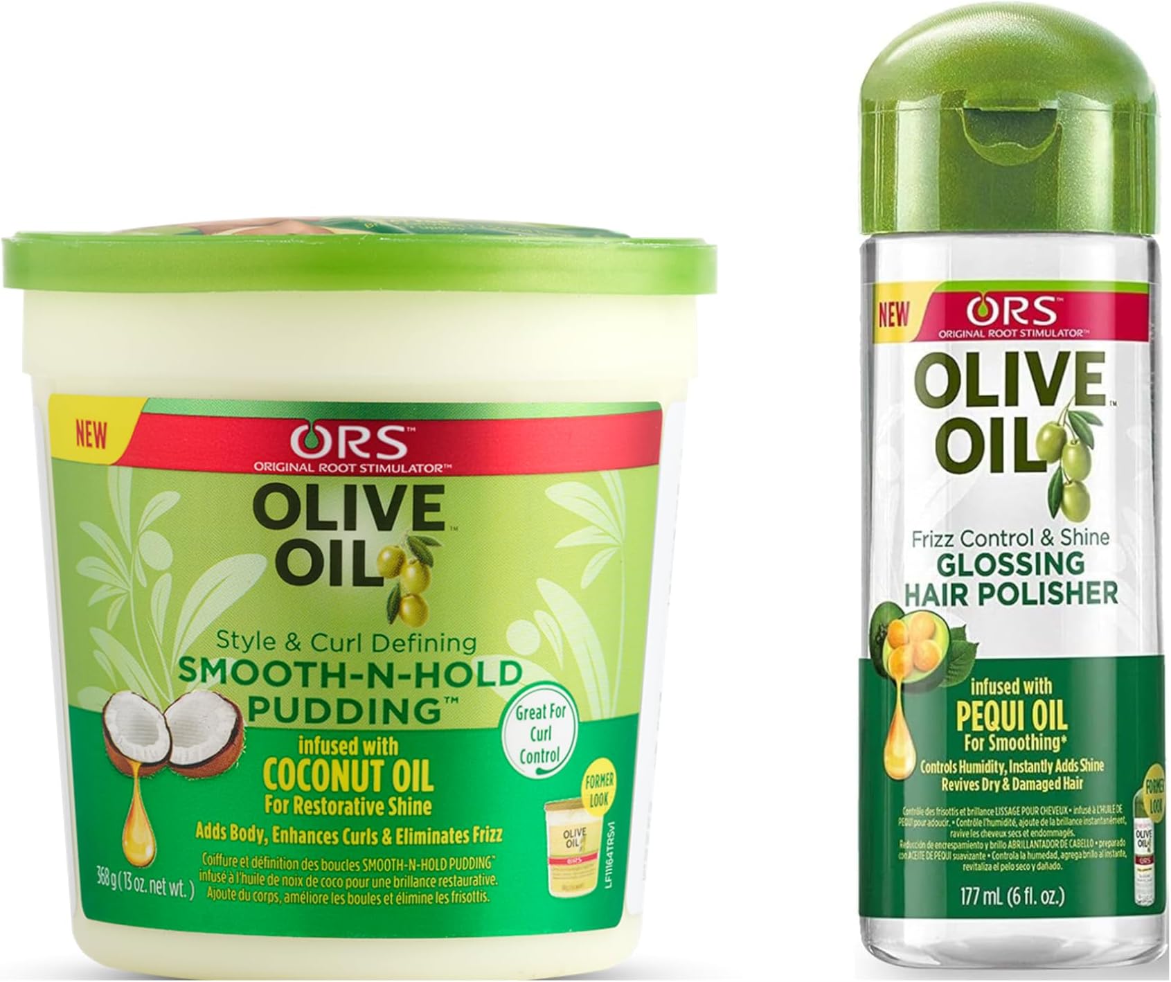 Amazon.com : ORS Olive Oil Style and Curl Smooth-N-Hold Pudding Olive ...