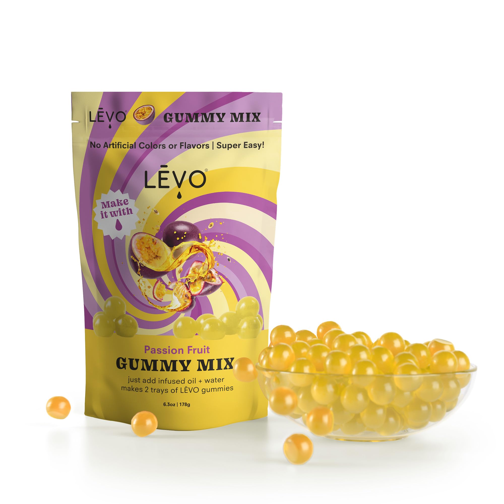 Snapklik.com : LĒVO Gummy Mix - Passion Fruit - Make Your Own Infused ...