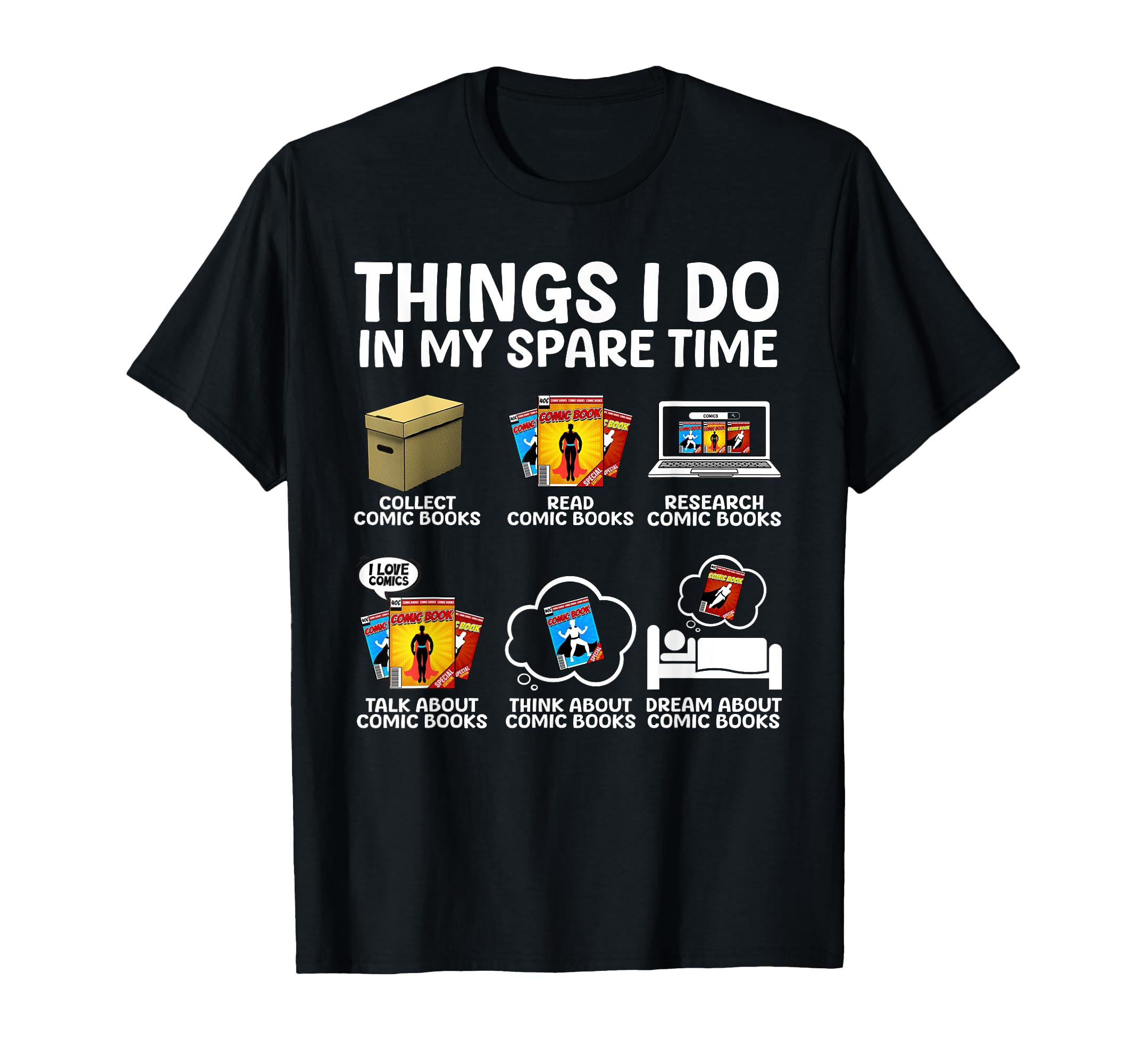 Amazon.com: Best Comic Book Design For Men Women Comic Book Collectors ...