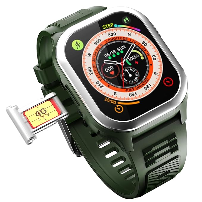 Fire-Boltt 4G Pro Volte Calling Smart Watch- 2.02” TFT Display, 4G Nano ...