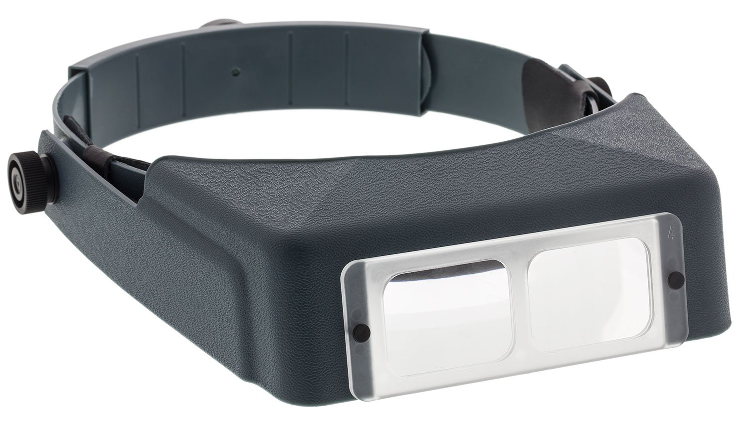 Optical binocular magnifier with 2X magnification at 10-inch