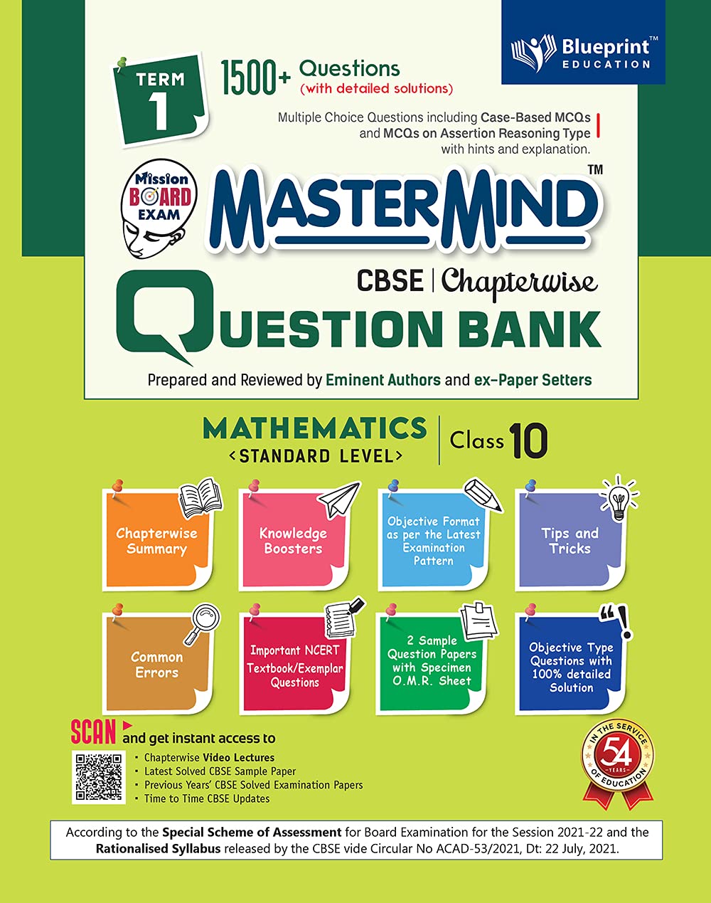 Buy Master Mind CBSE Question Bank - Mathematics Standard Level Class ...