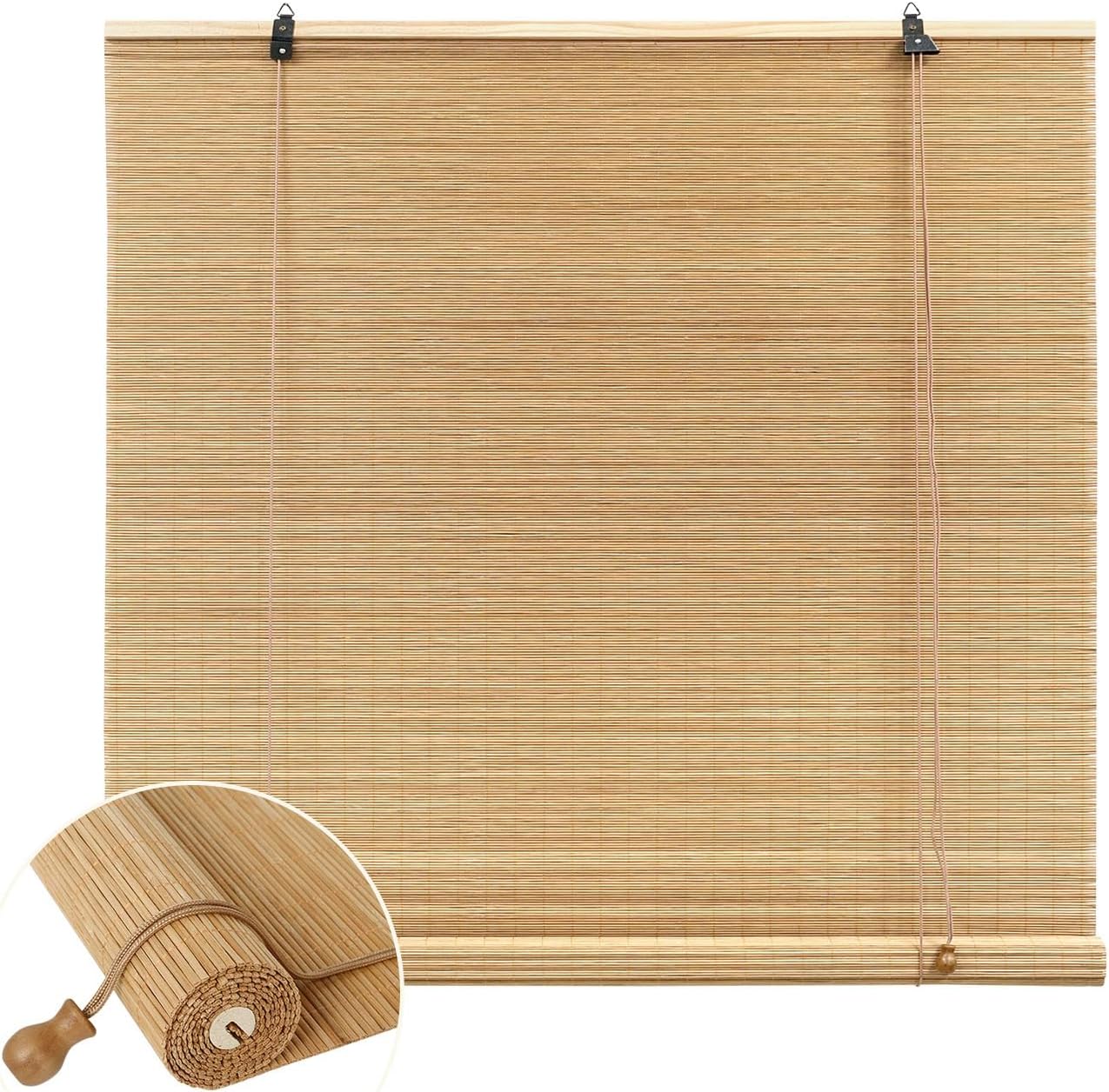 Amazon.com: ORNDSDM Bamboo Blinds, Bamboo Shades for Patio, Bamboo ...