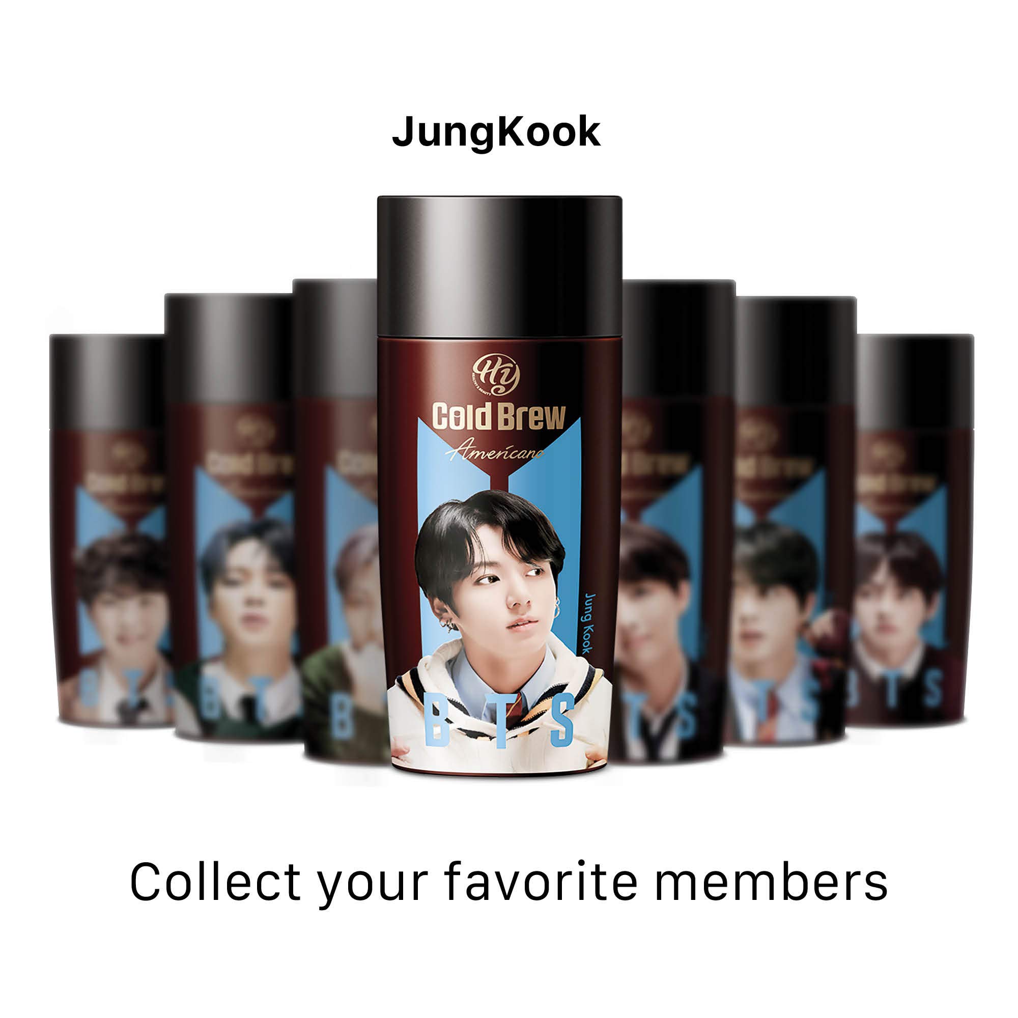 Buy PALDO BTS BangTan Boys JUNG KOOK Kpop Cold Brew Americano Coffee ...
