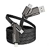 GrunX®LASSO 240W 4 in 1 Fast Lanyard | Metal Port Charging & Data ...