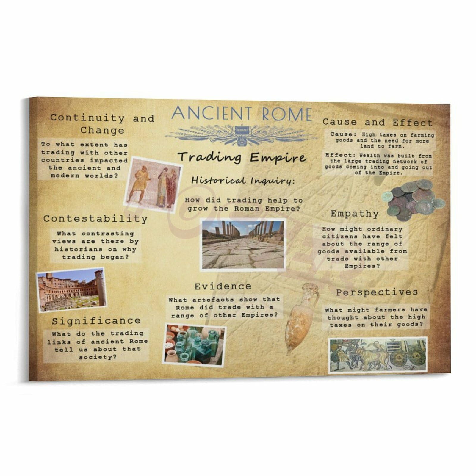 Ancient Rome Poster Project Examples
