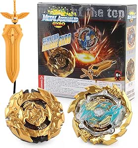 Amazon.com: HVOPS 2 in 1 Metal Fusion Battling Tops with 4D Launcher ...