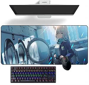 Amazon.com : Anime Mouse pad Blue Archive Sunaōkami Shiroko Anime Mouse ...