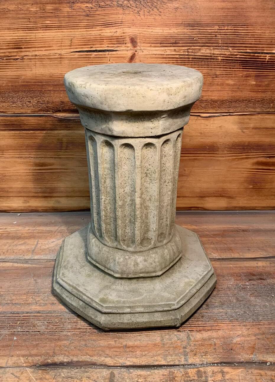 Stone Column Terracotta, Garden ornament plinth base pedestal : Amazon ...