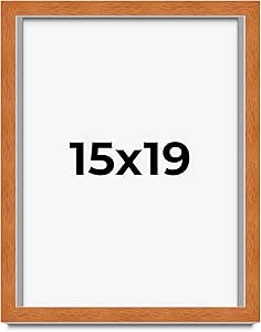 Amazon.com - 15x19 Frame Brown Traditional Honey Pecan Solid Wood ...