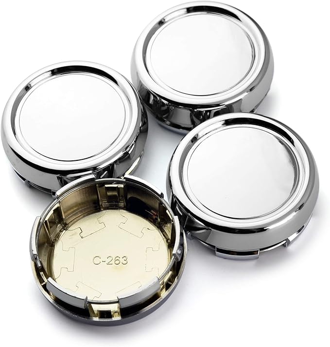 RhinoTuning 4 Pcs Set 79mm Wheel Centre Cap OD 79mm ID 73mm Hub Caps ...