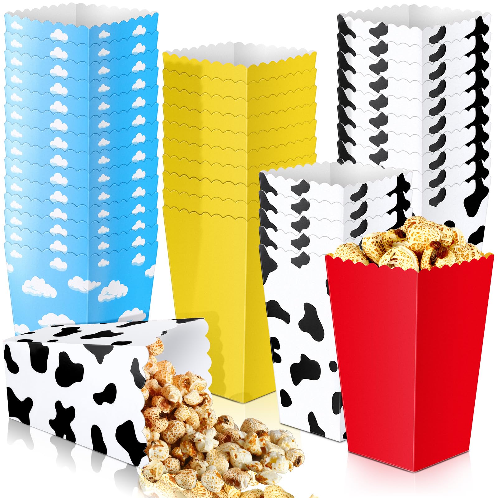 Amazon.com: Dunzoom 50 Pcs Back to School Popcorn Boxes Toy Inspired ...