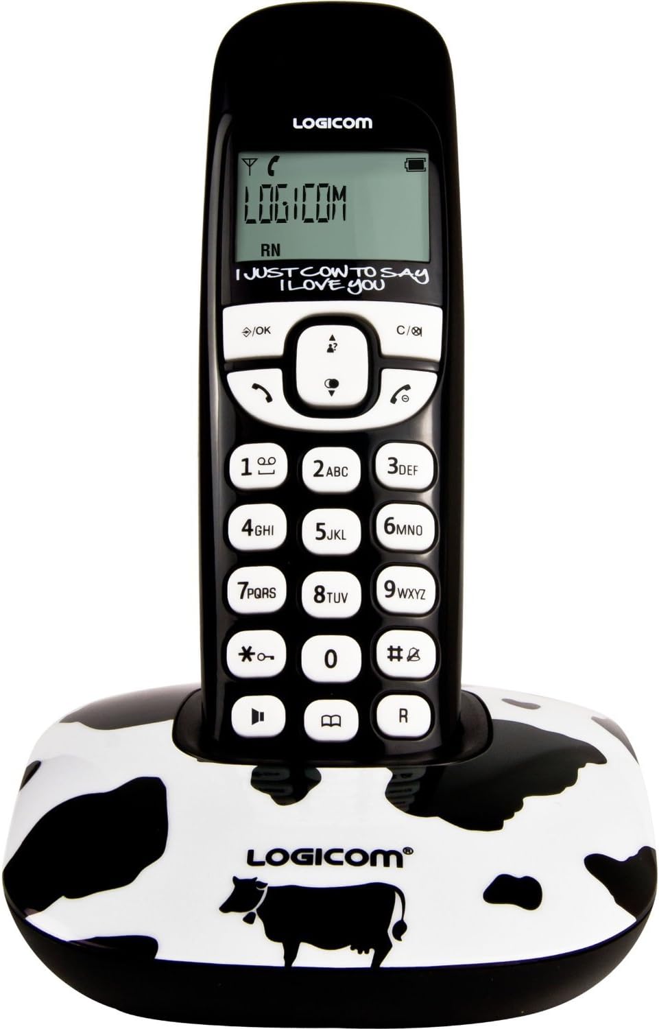 Logicom SOLY_150_SOLO_COW - Teléfono fijo inalámbrico no ISDN, diseño ...