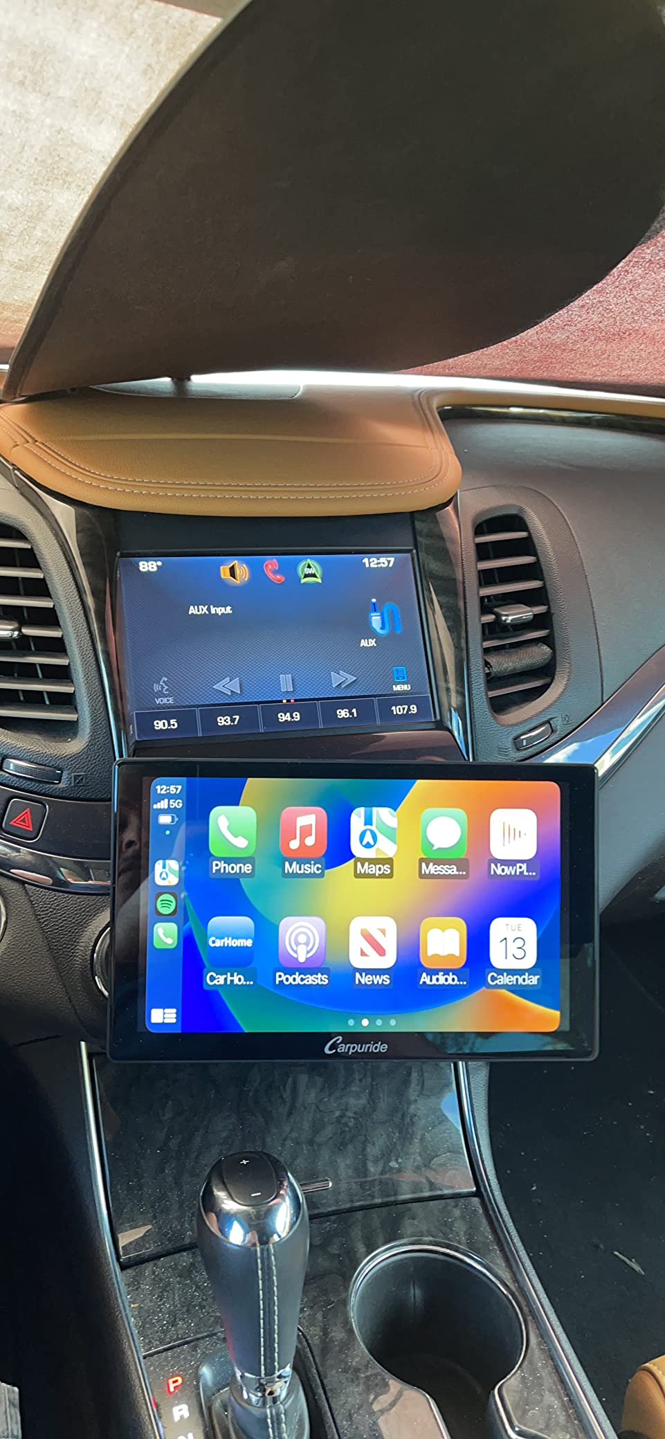 $37/mo - Finance Carpuride 9 inch Portable Car Stereo, Wireless Apple ...