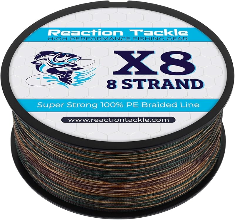 Reaction Tackle Braided Fishing Line - Pro Grade Power Performance for ...