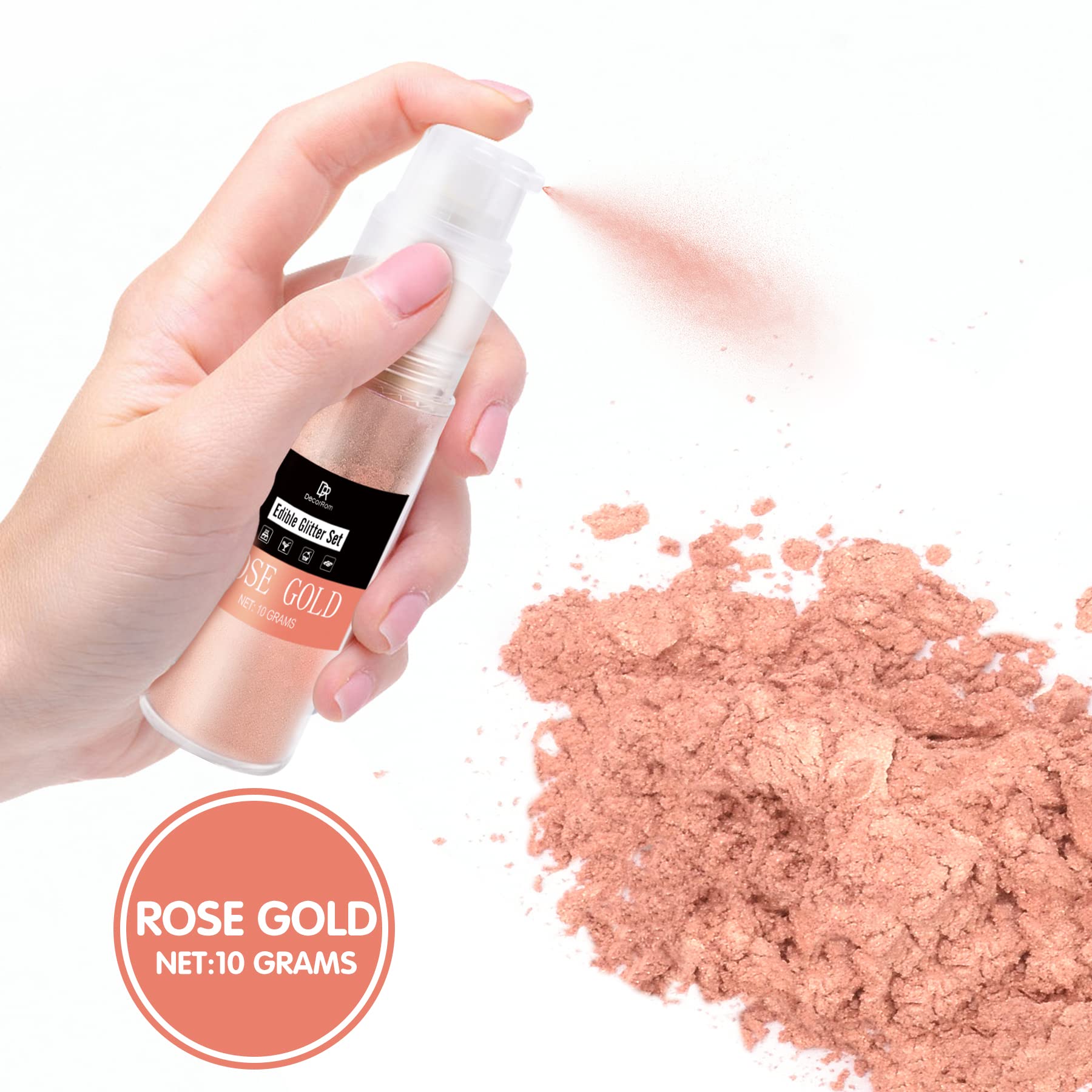 Snapklik.com : Edible Glitter Spray - 10g Luster Dust Edible Food Grade ...