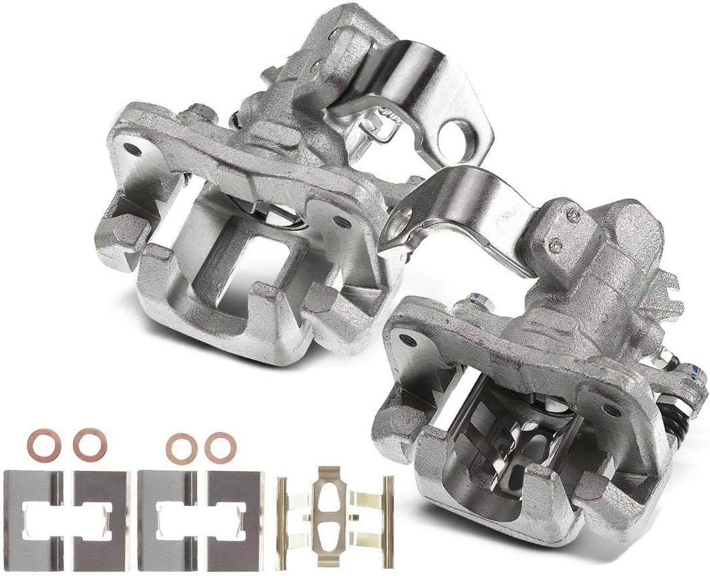 Amazon.com: Set of 2 Rear Driver and Passenger Side Brake Caliper ...