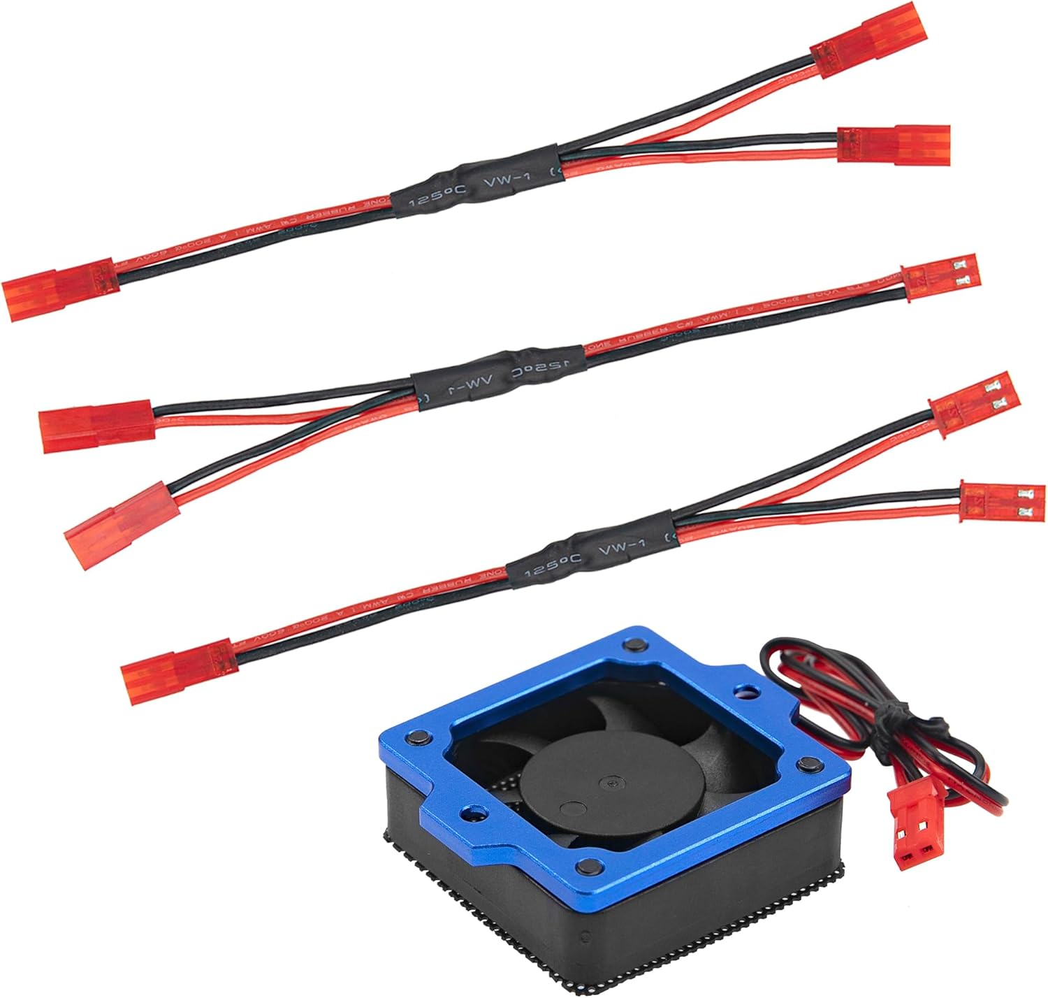 Amazon.com: XL-5 HV ESC Cooling Fan Heatsink & JST Plug Splitter,JST ...