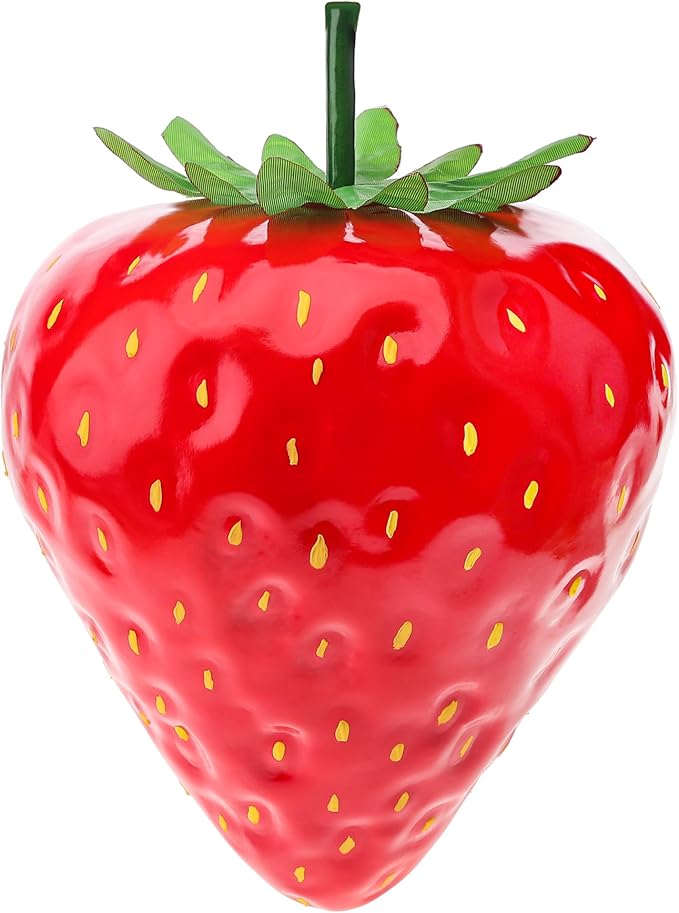 Amazon.com: Woration 13inch Artificial Large Red Strawberry Oversize ...