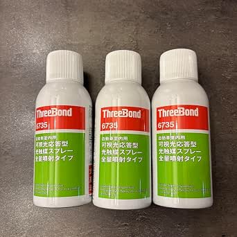 Amazon.co.jp: ThreeBond 6735 Three Bond Photocatalyst Spray, Set of 3 ...