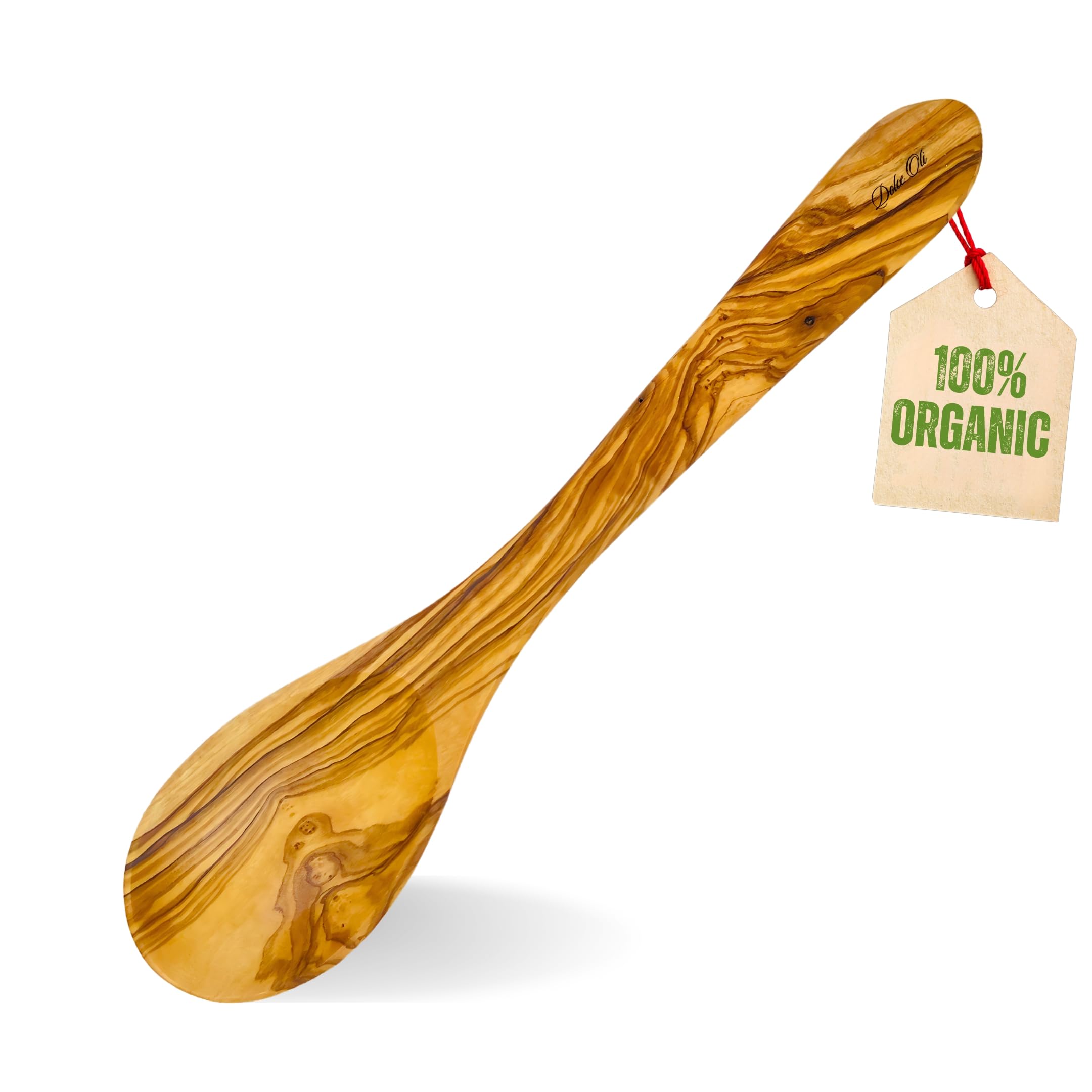 Amazon.com: Olive Wood Handmade Cooking Spoon Solid Natural Premium 100 ...