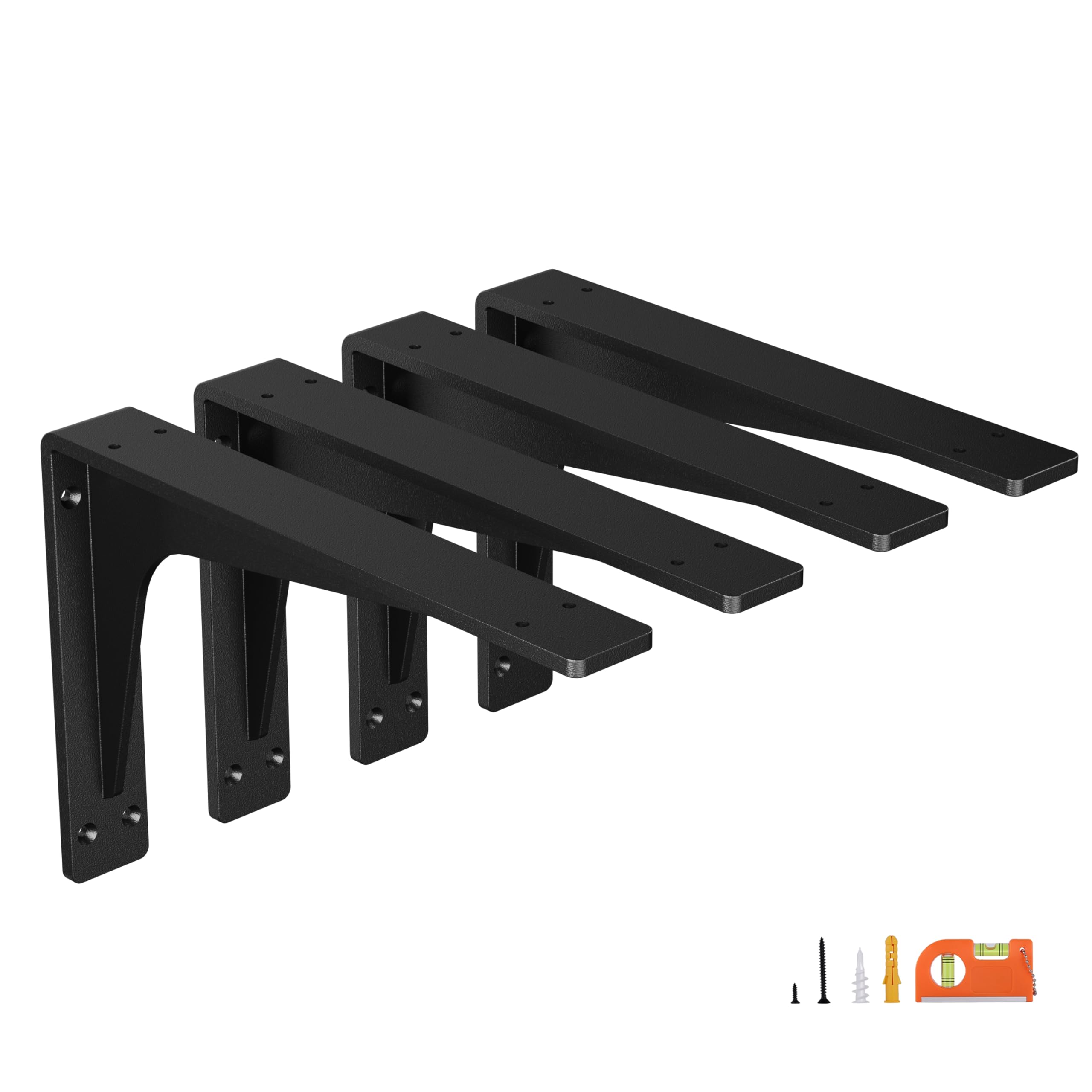 Snapklik.com : 18 Inch Heavy Duty Shelf Brackets, Premium Metal Wall ...