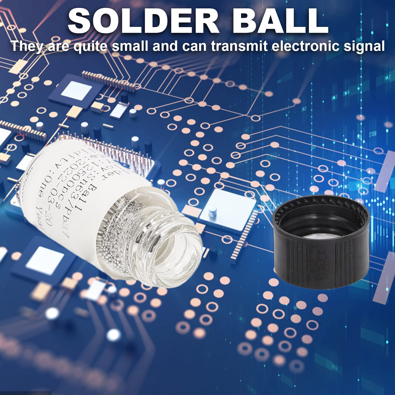 Mounting Solder Ball,7 Bottles Tin Solder Ball, 1.25w BGA Soldering ...