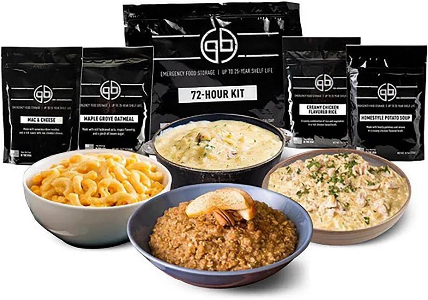 Amazon.com: Patriot Pantry 72-Hour Emergency Food Kit | 20 Servings ...