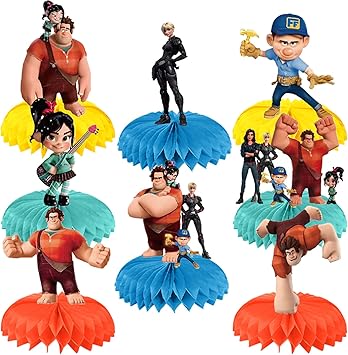 Amazon.com: Wreck it Ralph Birthday Party Decorations,8Pcs Wreck it ...