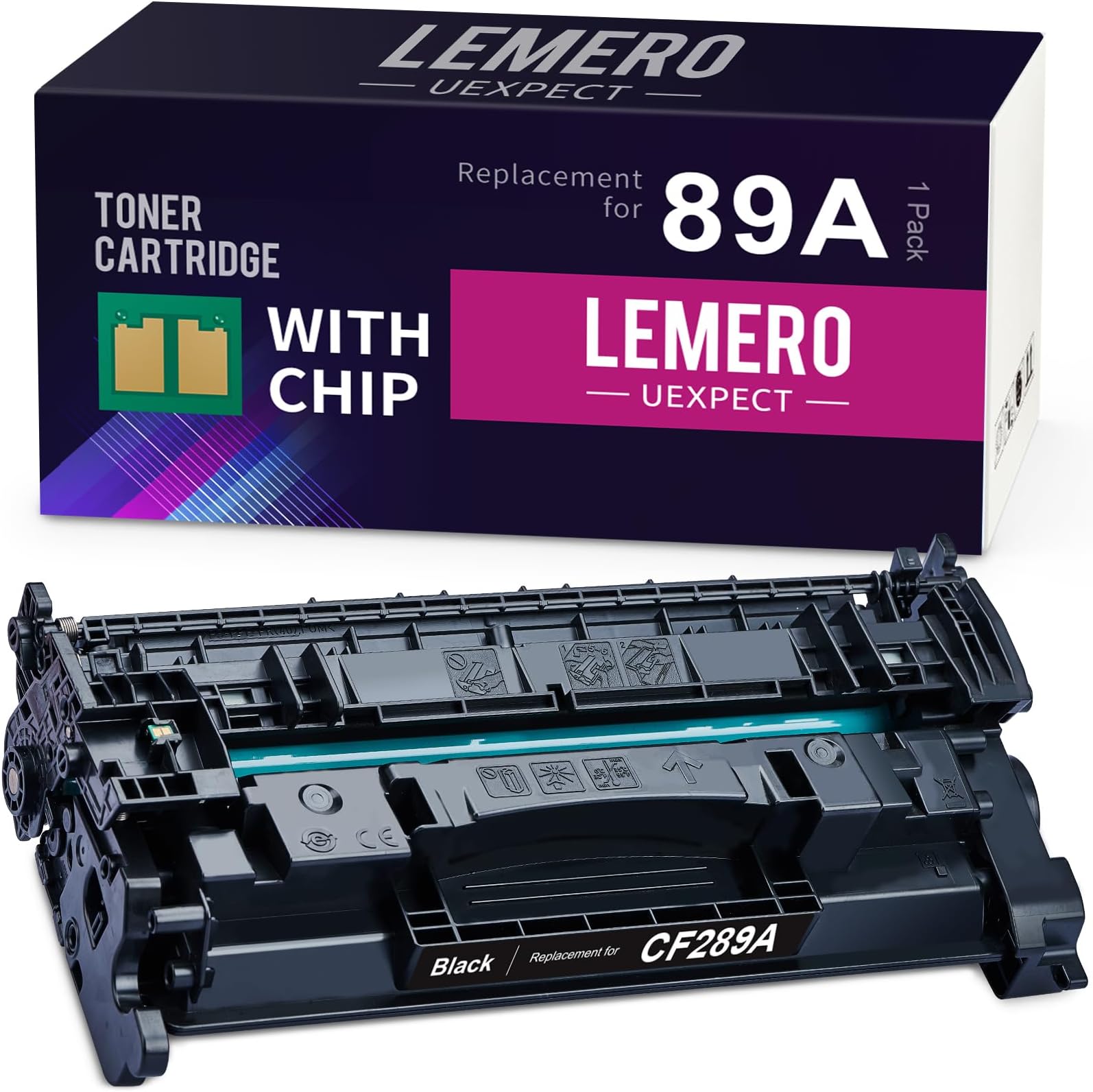 Amazon.com: CF289A Black Toner Cartridge Compatible Replacement for HP ...