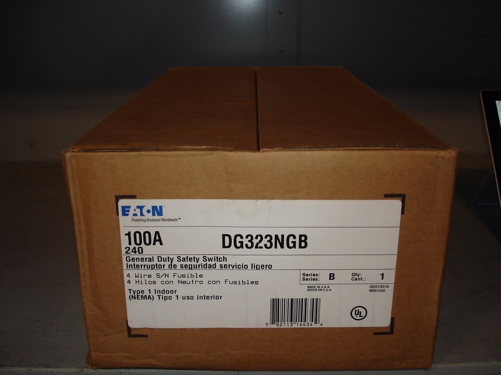 Eaton DG323NGB 4 Wire 3 Pole Fusible B Series General-Duty Safety ...