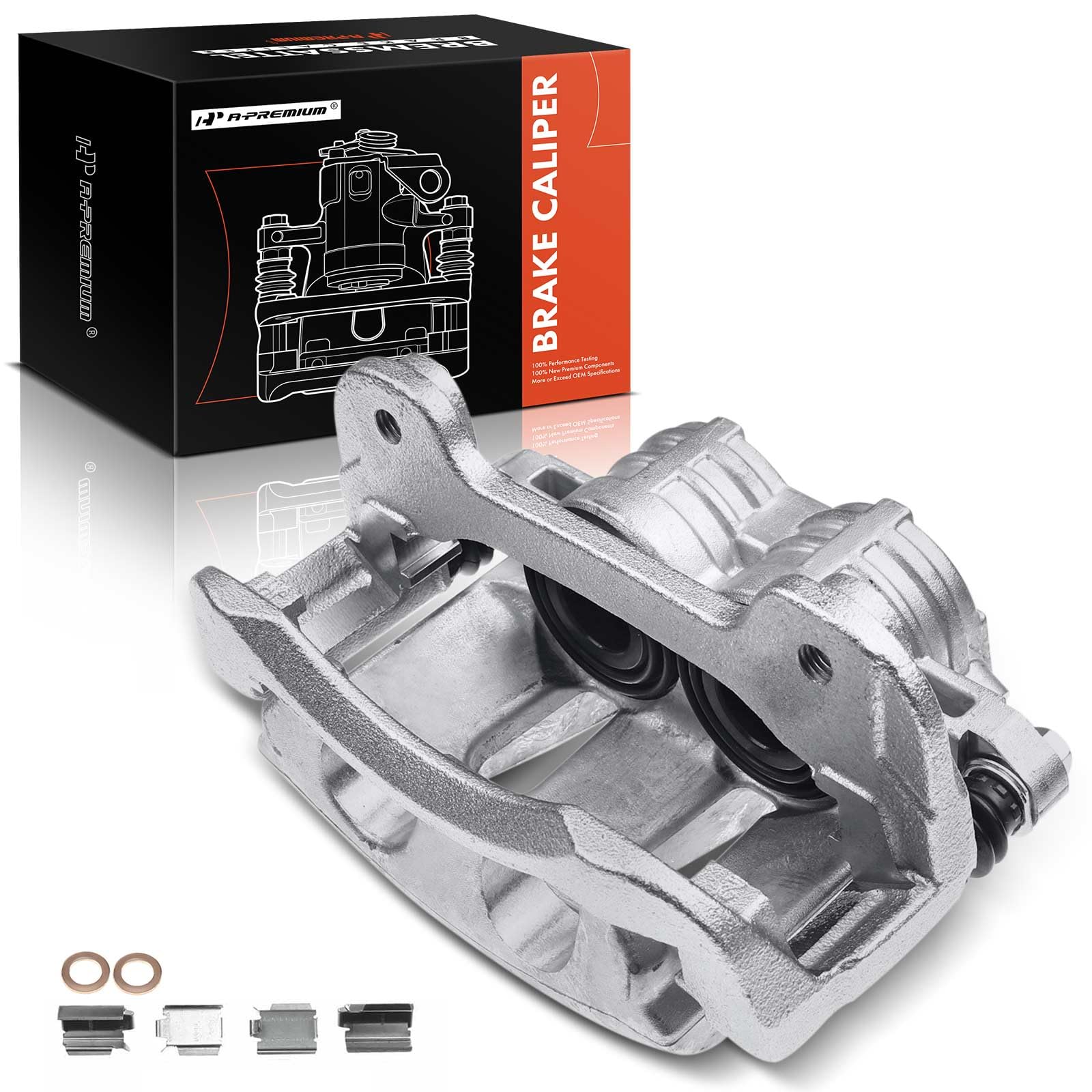 2 Piston Phenolic Brake Caliper A-Premium Front Right Brake Caliper ...